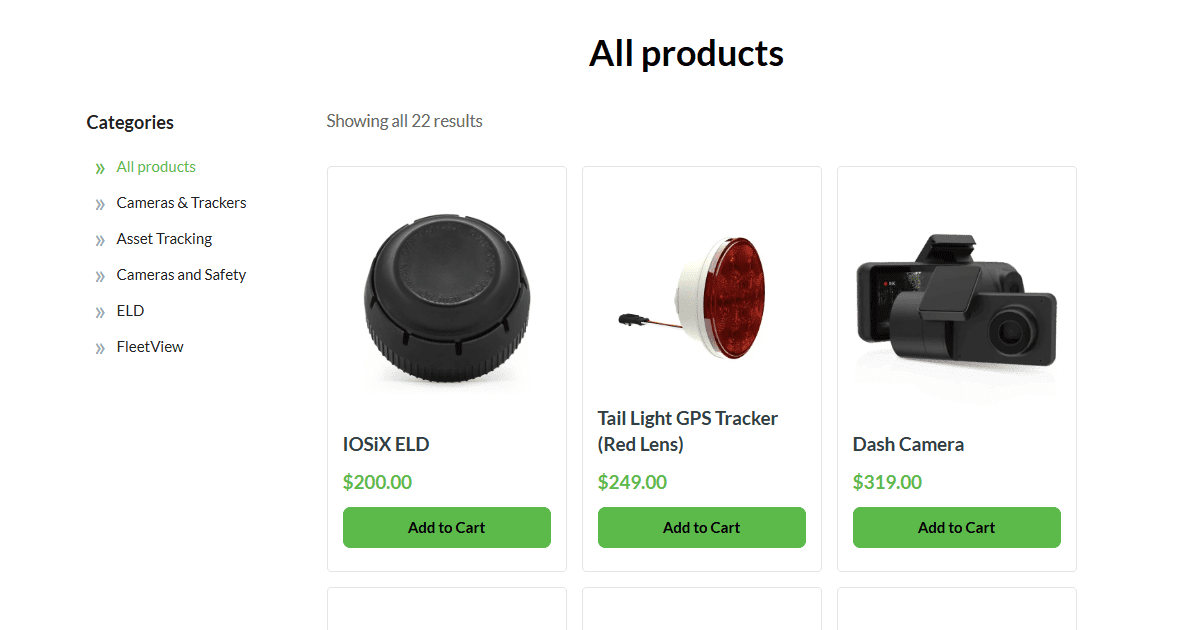 View All Available Products | GPSTab